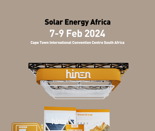 Hinen Displays the latest Backup System at Solar Power Africa 2024
